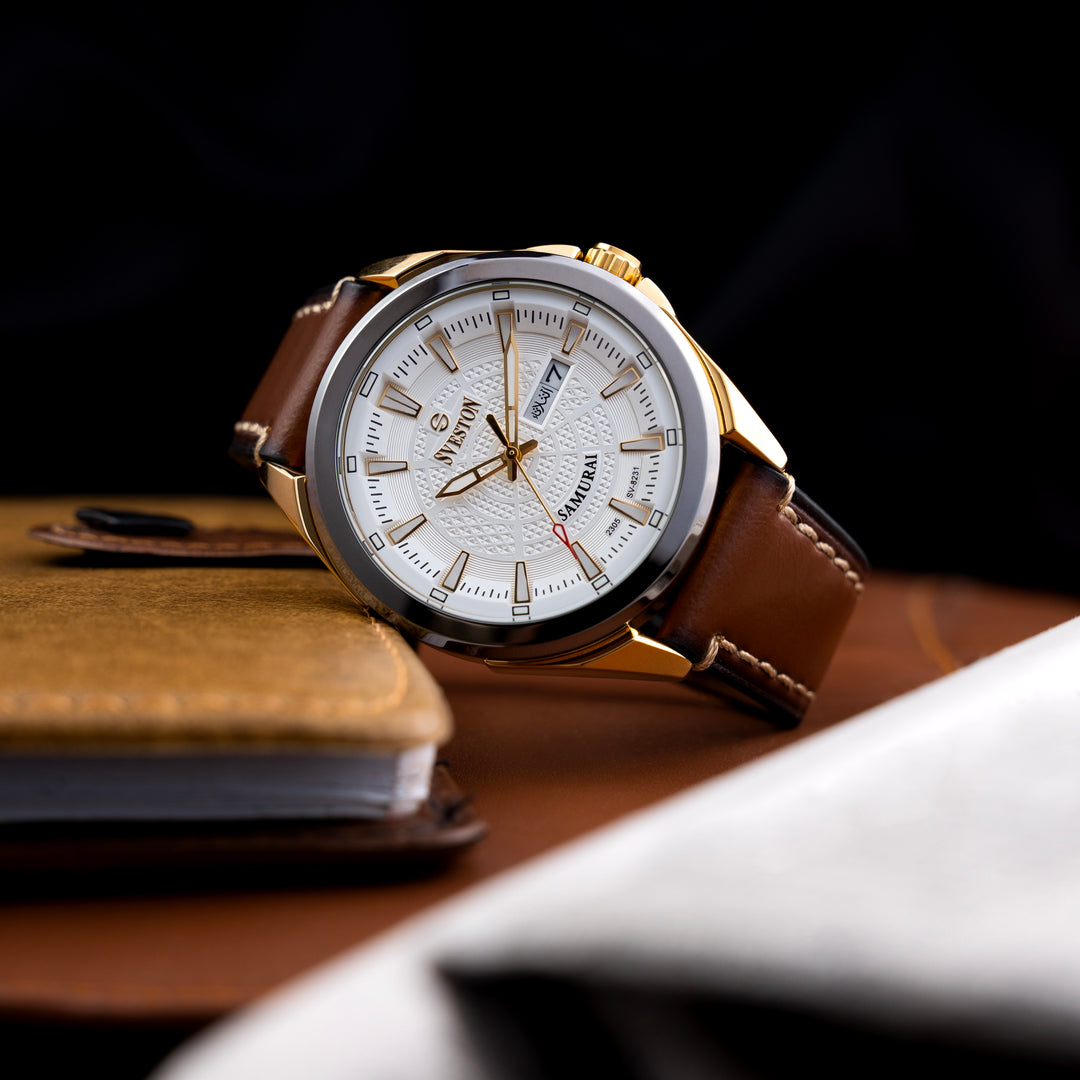 Men's Leather Watches | Sveston Leather Strap Watches for Men | 70% OFF ...