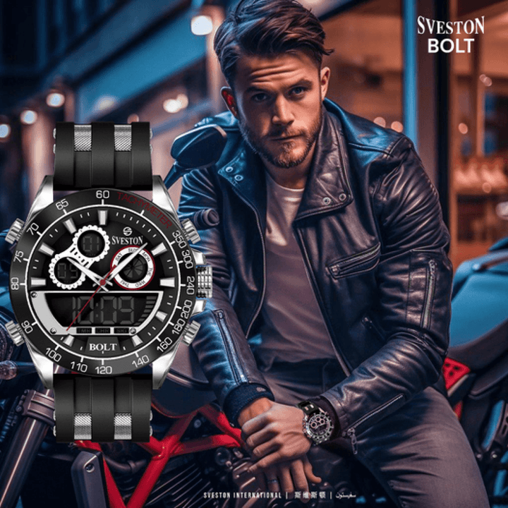 Men's Leather Watches | Sveston Leather Strap Watches for Men | 70% OFF ...