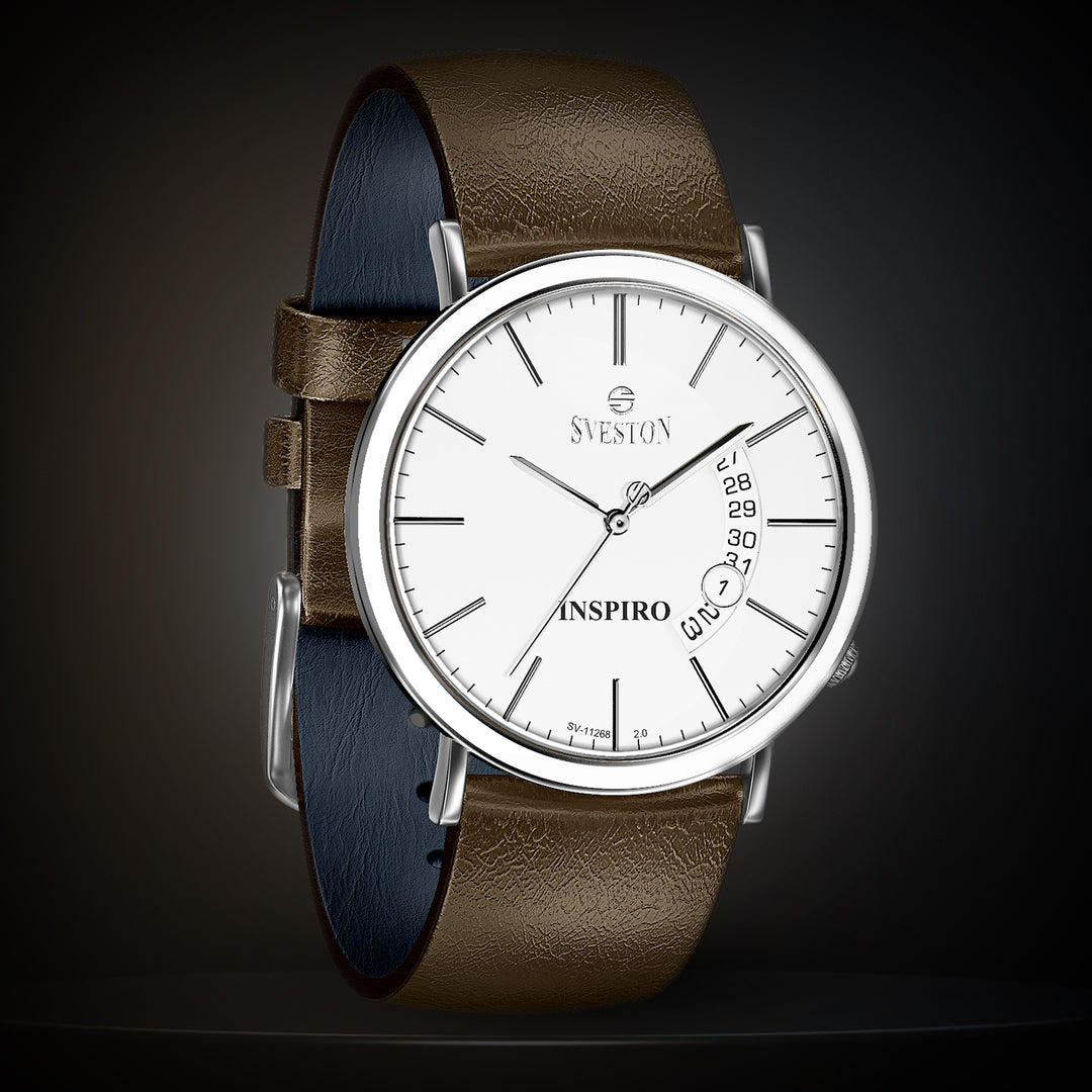 Men's Leather Watches | Sveston Leather Strap Watches for Men | 70% OFF ...