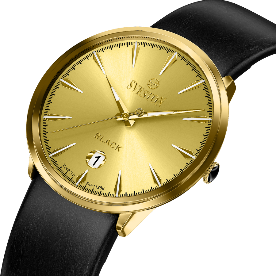 Men's Leather Watches | Sveston Leather Strap Watches for Men | 70% OFF ...