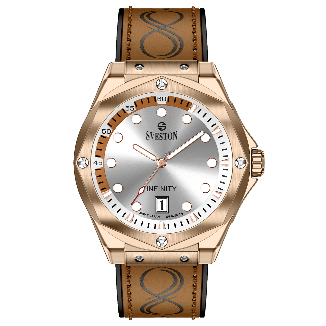 Men's Leather Watches | Sveston Leather Strap Watches for Men | 70% OFF ...