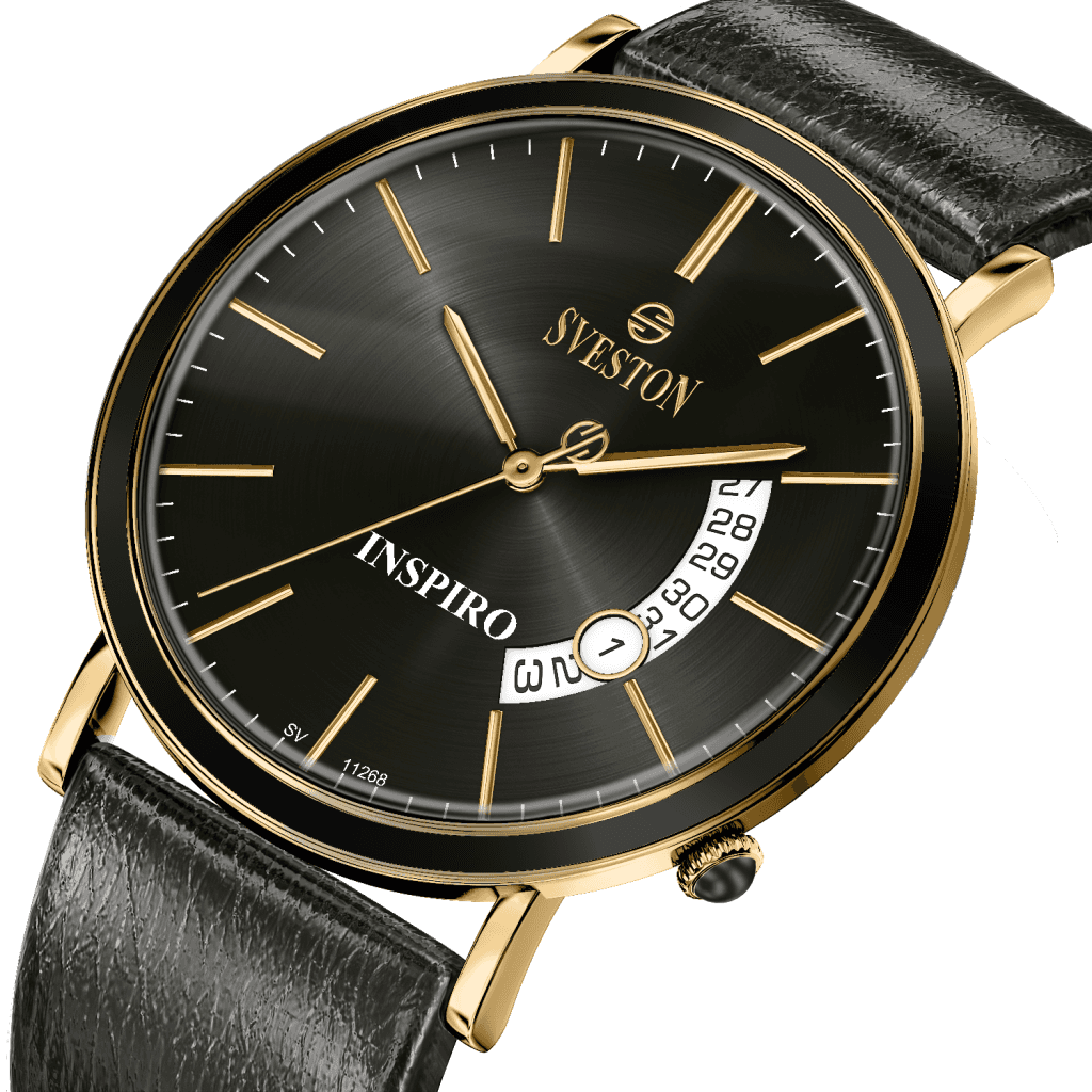 Sveston Inspiro SV-11268-M Gents leather Watch 40mm – SVESTON